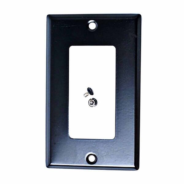 Switchplate Black Steel Duplex/GFI Classic - Bed Bath & Beyond - 14047575